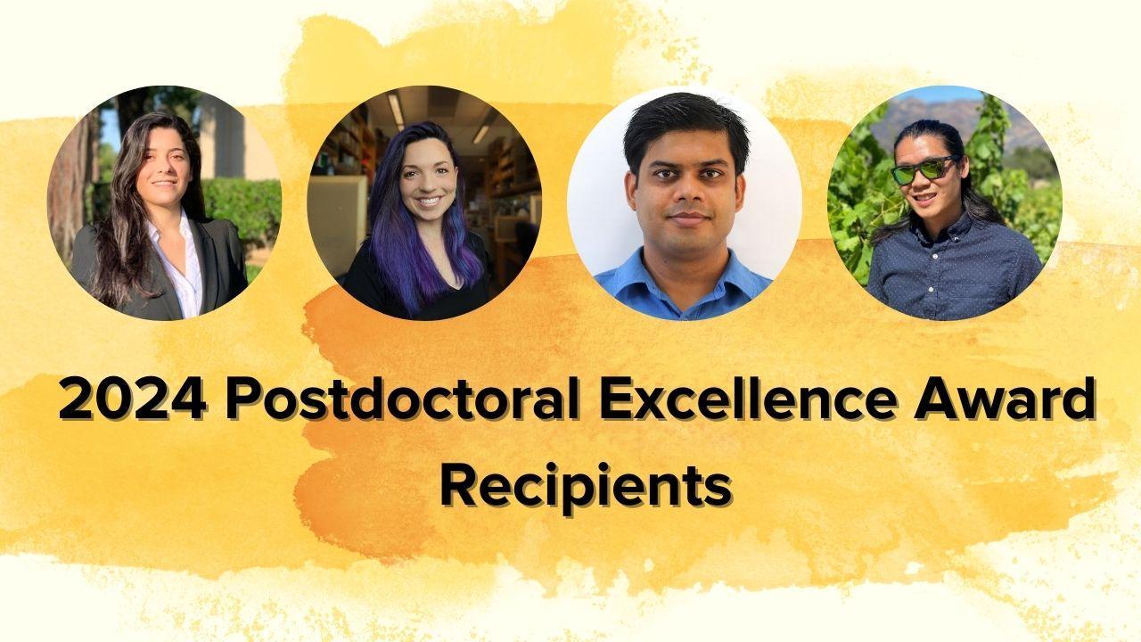 Graduate Studies Honors the 2024 Postdoctoral Excellence Award Recipients | Coastal and Marine ...